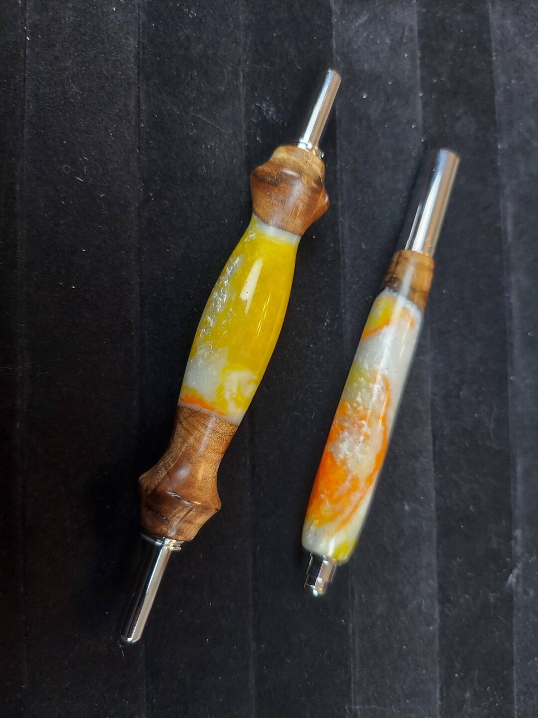 Summer Sky Swirl and Maple Burl "sewer's Friend" Set - Double Sided ...