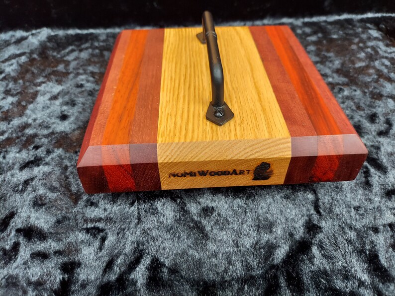 Large Hardwood Quilters Clapper #2 - Oak, Padauk, and Purple Heart 7.5 ...