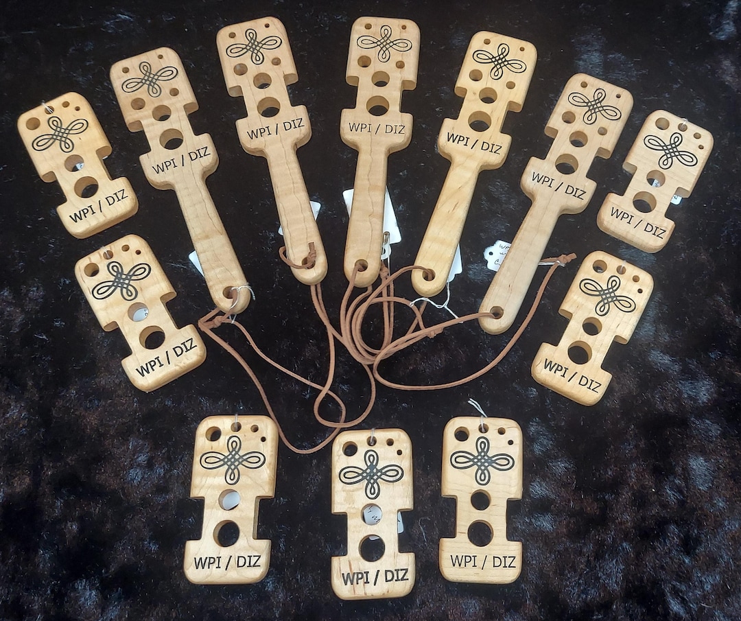 Wrap per Inch (WPI) Gauge/diz Tool Combo! With Resin Inlay - Lovingly ...