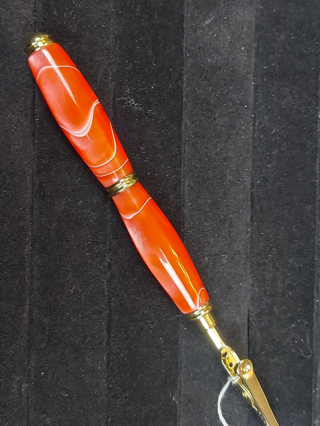Rose Red Marble Swirl - One-of-a-kind "bracelet Helper" in Lathe Turned ...