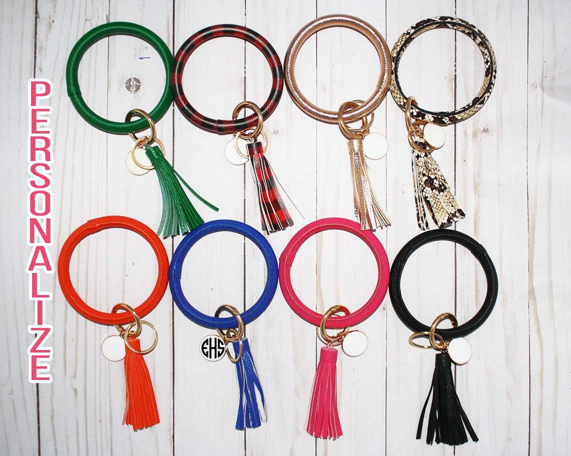 Key Ring Bracelet Key Ring Bangle Keychain for Women - Etsy