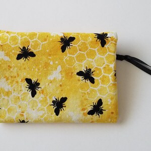 Bees Coin Purse Small Pouch Zipper Pouch Zipper Wallet - Etsy