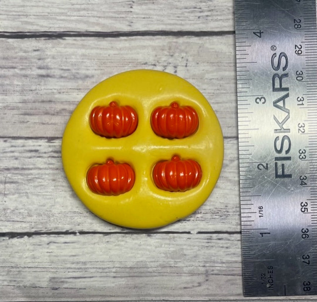 Mini Pumpkin Silicone Mold Fondant Resin Clay Crafts Baby Shower Event ...