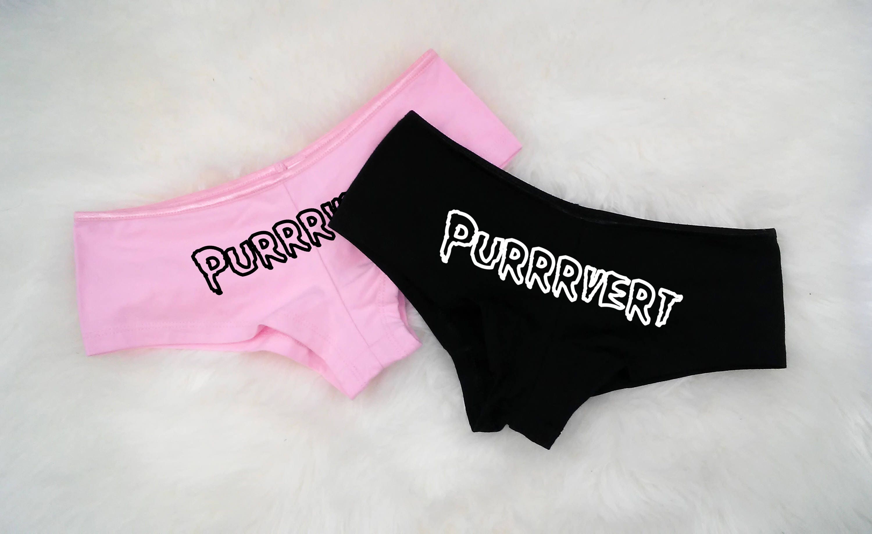 Purrrvert Kitten Play Panties Kitty Lingerie Bdsm Role Etsy
