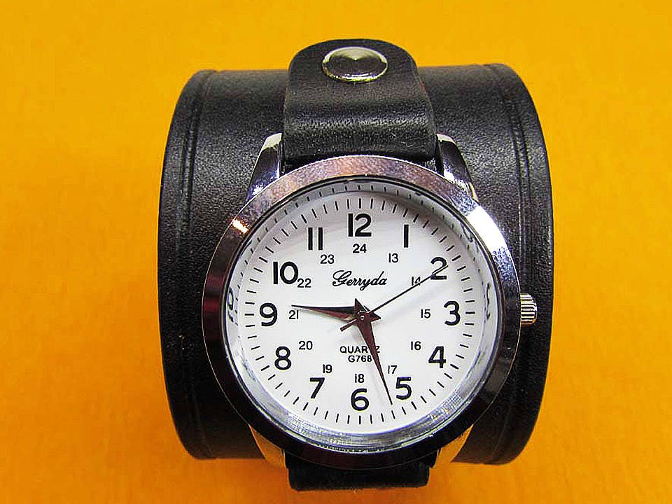 Handmade Watch cuff strap Watch strap Watch band Mens Watch | Etsy