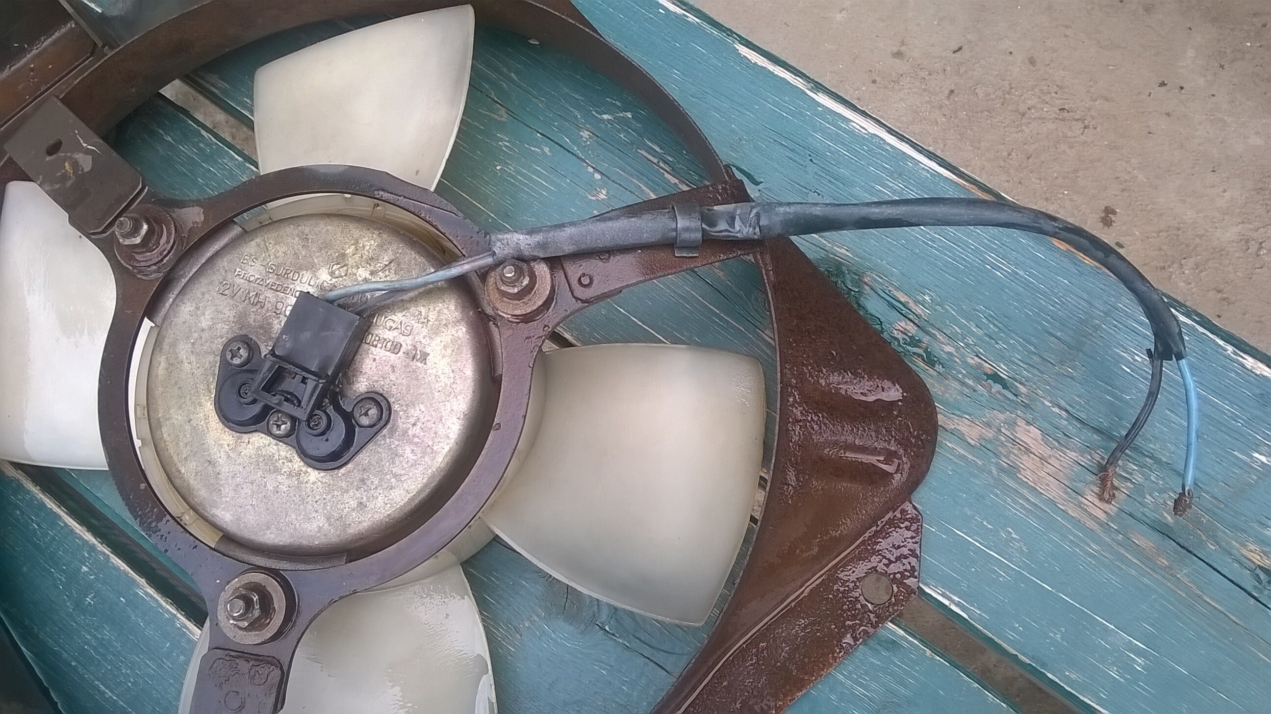 Large Vintage Car Fan/electric Fan 12V/ Radiator Fan/cooling Radiator ...