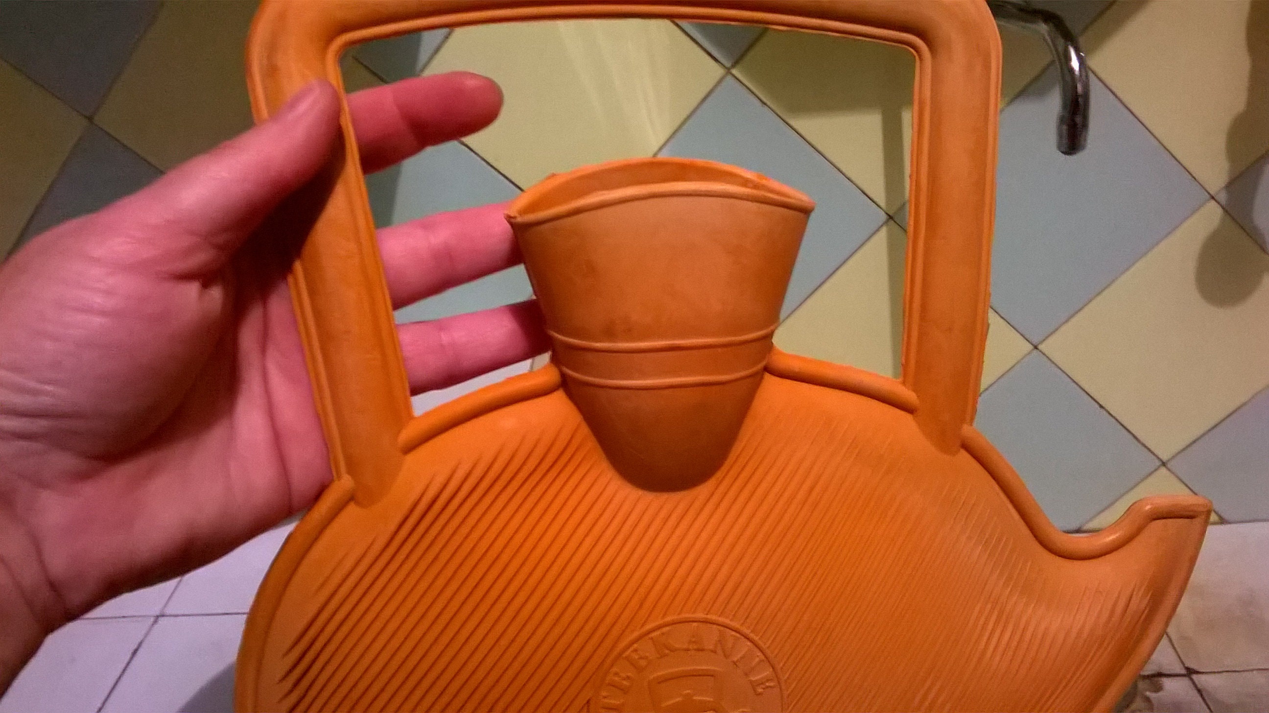 Hot Water/warming Bottle/hot Water Bottle/rubber Bottle/vintage/hot ...