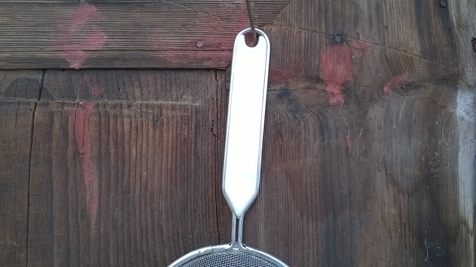 Vintage Large Strainer/ Strainer With Bakelite Hanging Handle ...