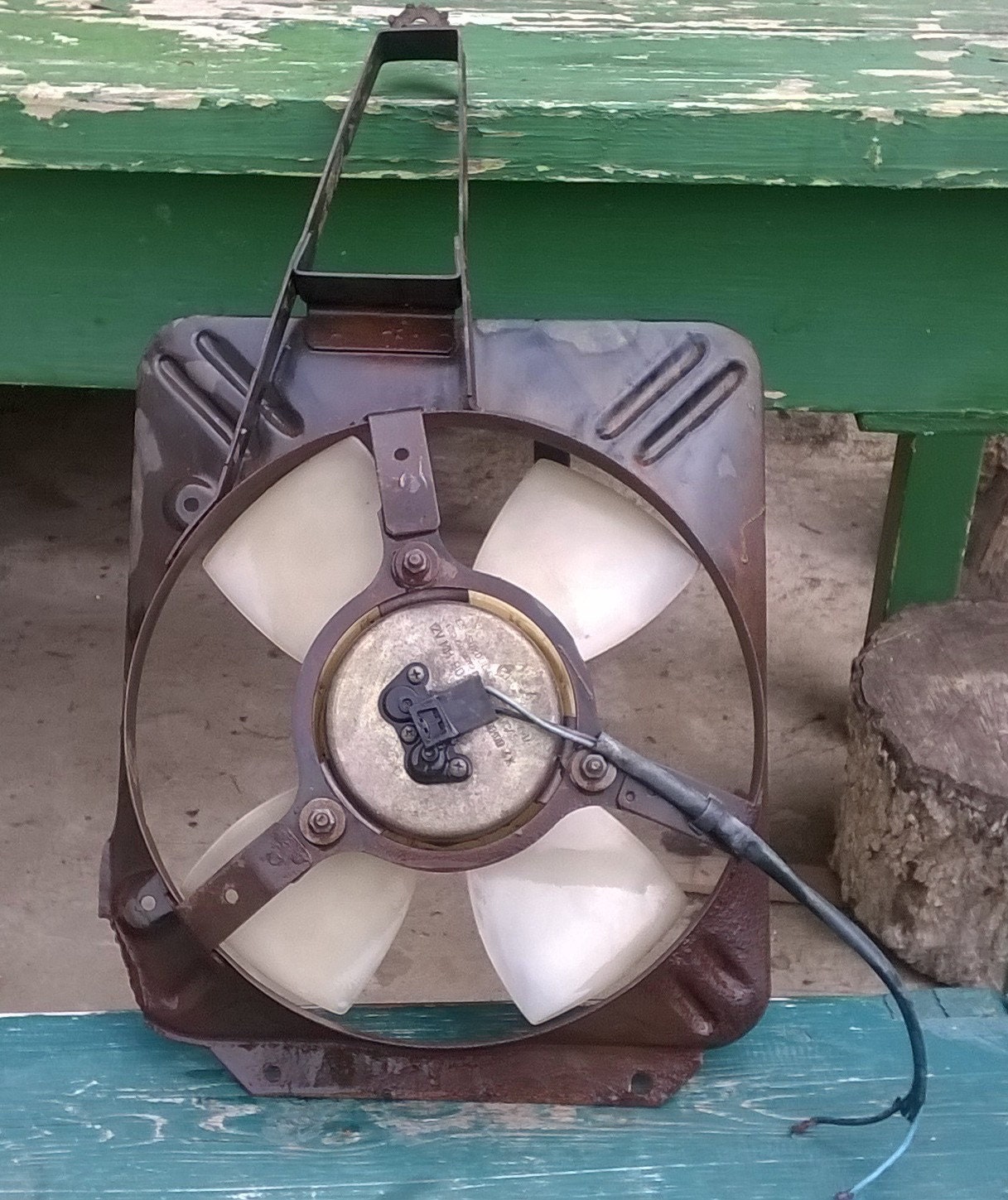 Large Vintage Car Fan/electric Fan 12V/ Radiator Fan/cooling Radiator ...