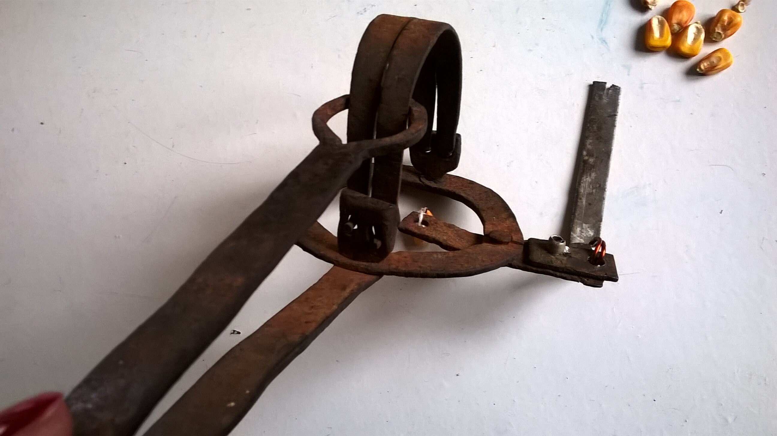 Antique Rusty Animal Trap/vintage Hunting Lodge/fireplace Man | Etsy