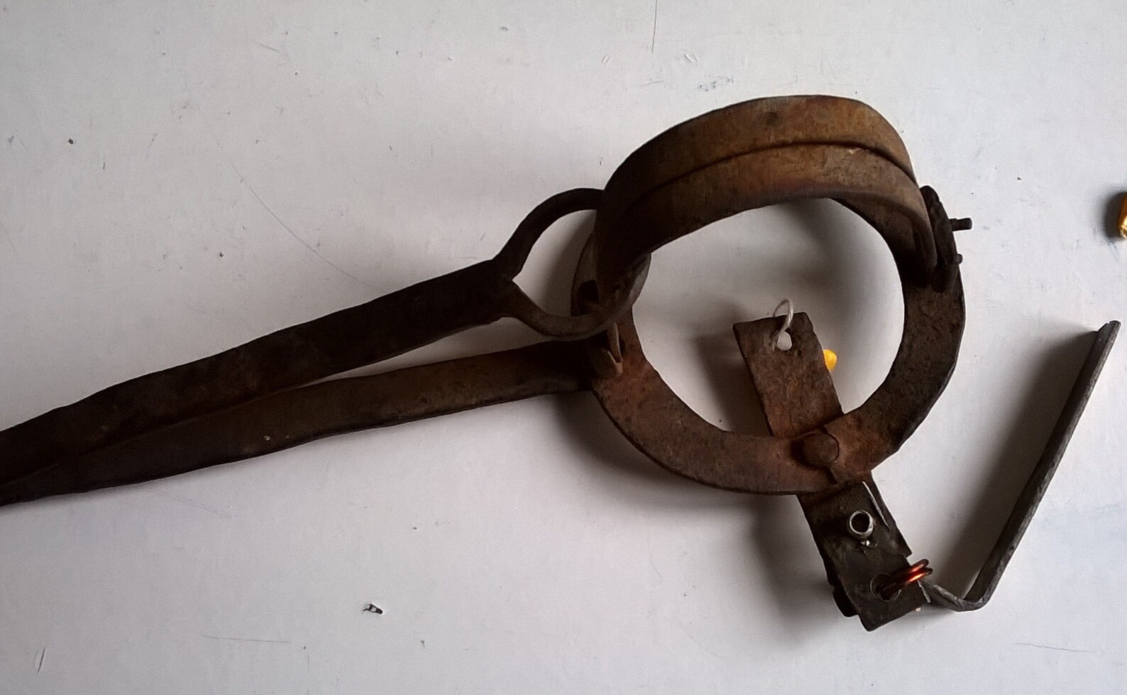 Antique Rusty Animal Trap/vintage Hunting Lodge/fireplace Man Cave ...