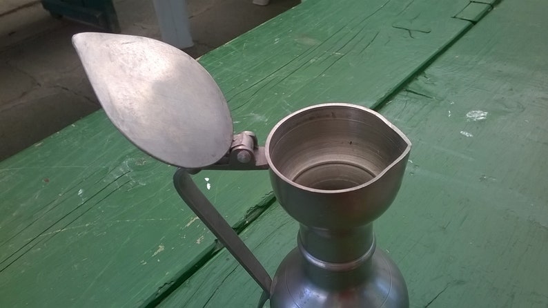 Vintage Metal Jug/metal Milk Jug/metal Oil Jug/small - Etsy