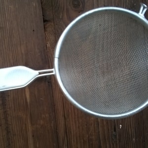 Vintage Large Strainer/ Strainer With Bakelite Hanging Handle ...
