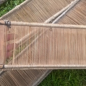 Vintage parts of loom/Antique weaving loom parts/Primitive | Etsy