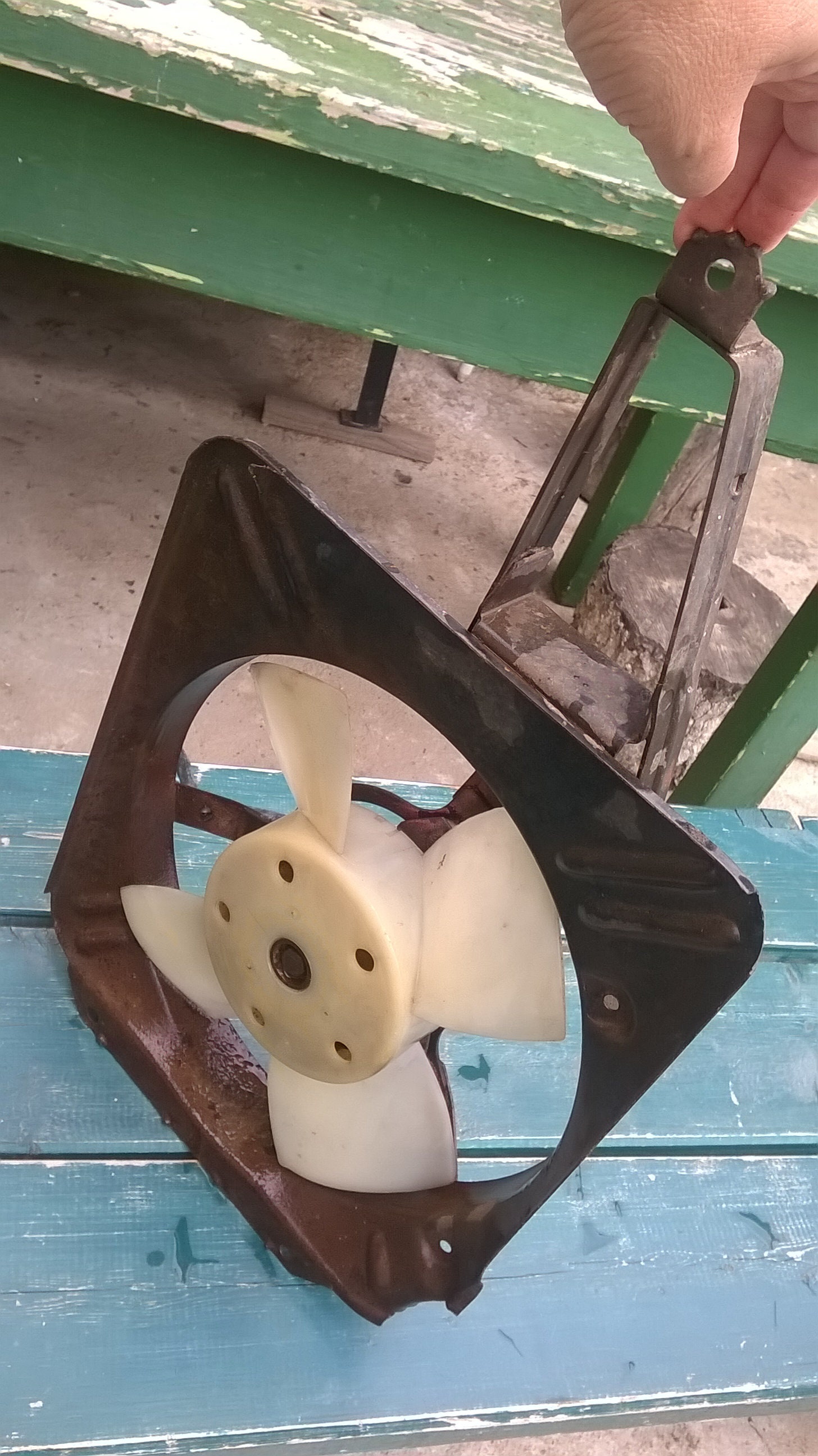 Large vintage car fan/Electric fan 12V/ Radiator fan/Cooling | Etsy