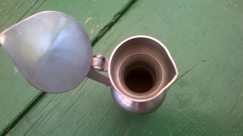 Vintage Metal Jug/metal Milk Jug/metal Oil Jug/small - Etsy