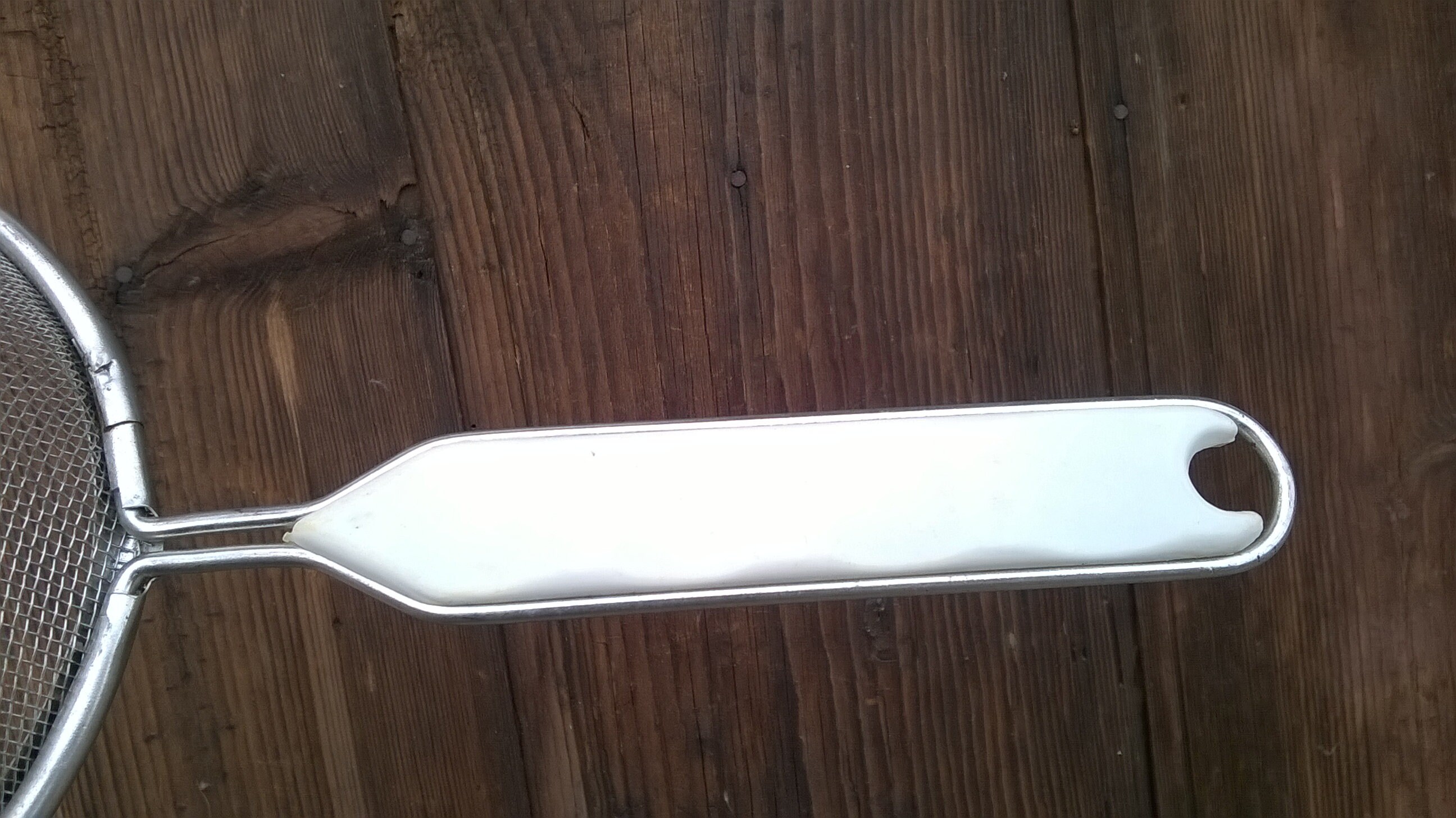 Vintage Large Strainer/ Strainer With Bakelite Hanging | Etsy