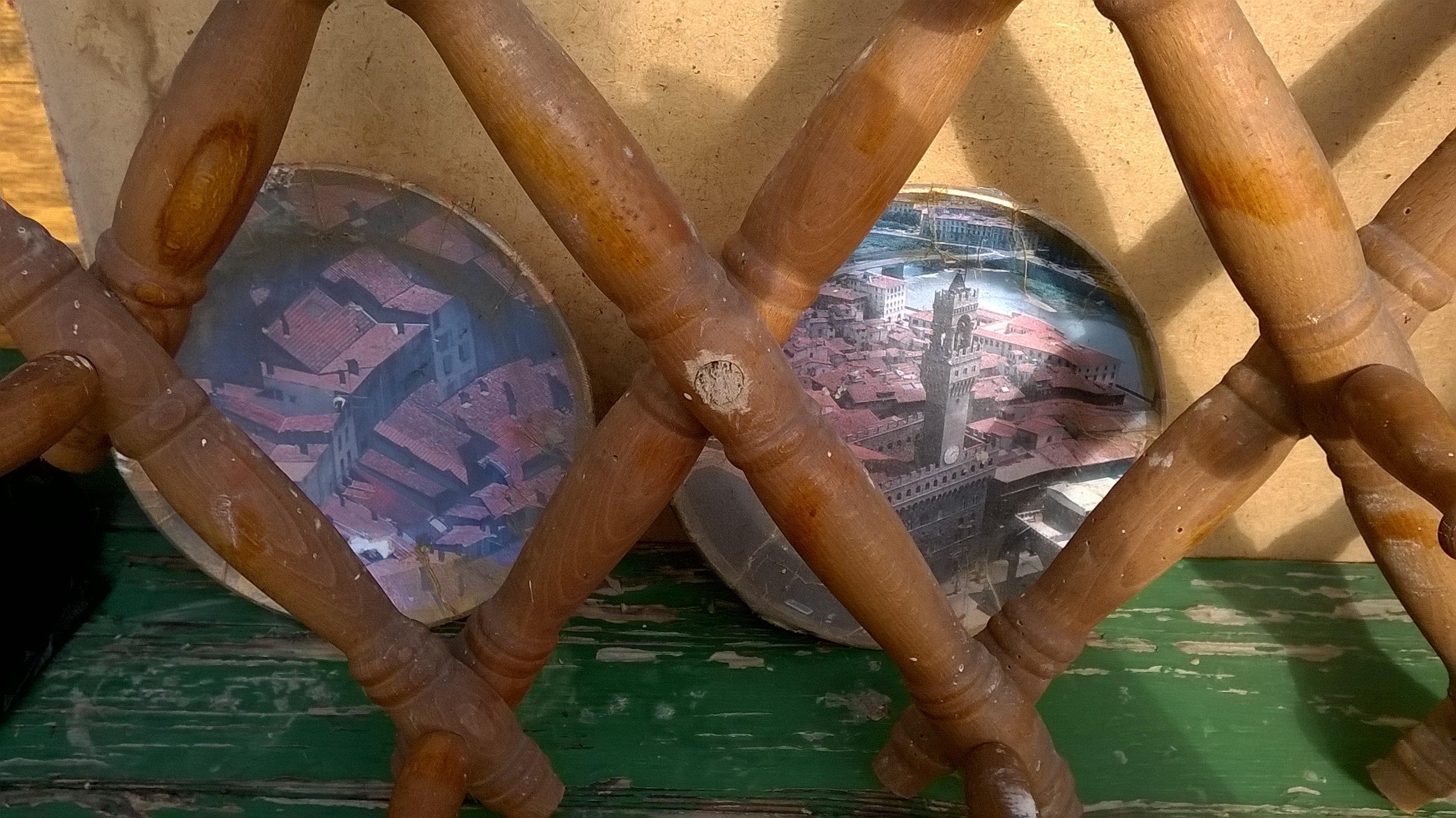 Vintage Accordion Wood Peg Rack Old Solid Wooden Wall Hanger | Etsy