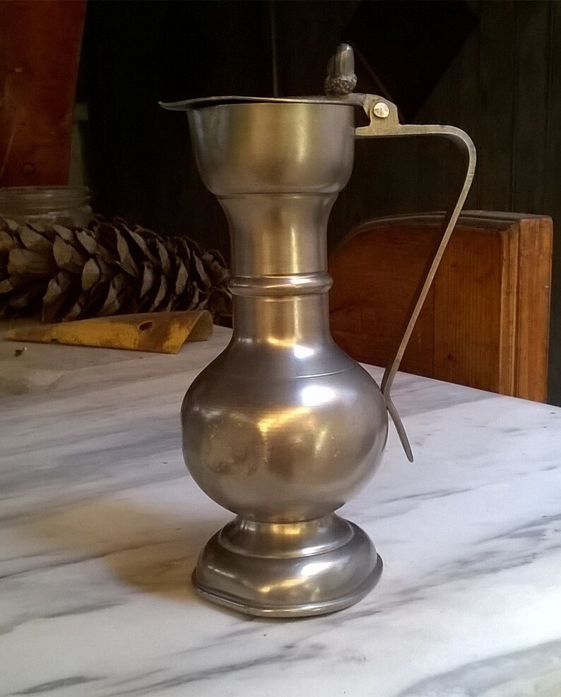 Vintage Metal Jug/metal Milk Jug/metal Oil Jug/small - Etsy