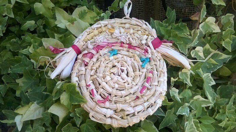 Vintage Woven Straw / Wall Hanging / Decor for Children's - Etsy