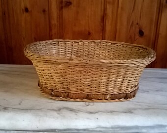Wicker Basket Vintage - Etsy