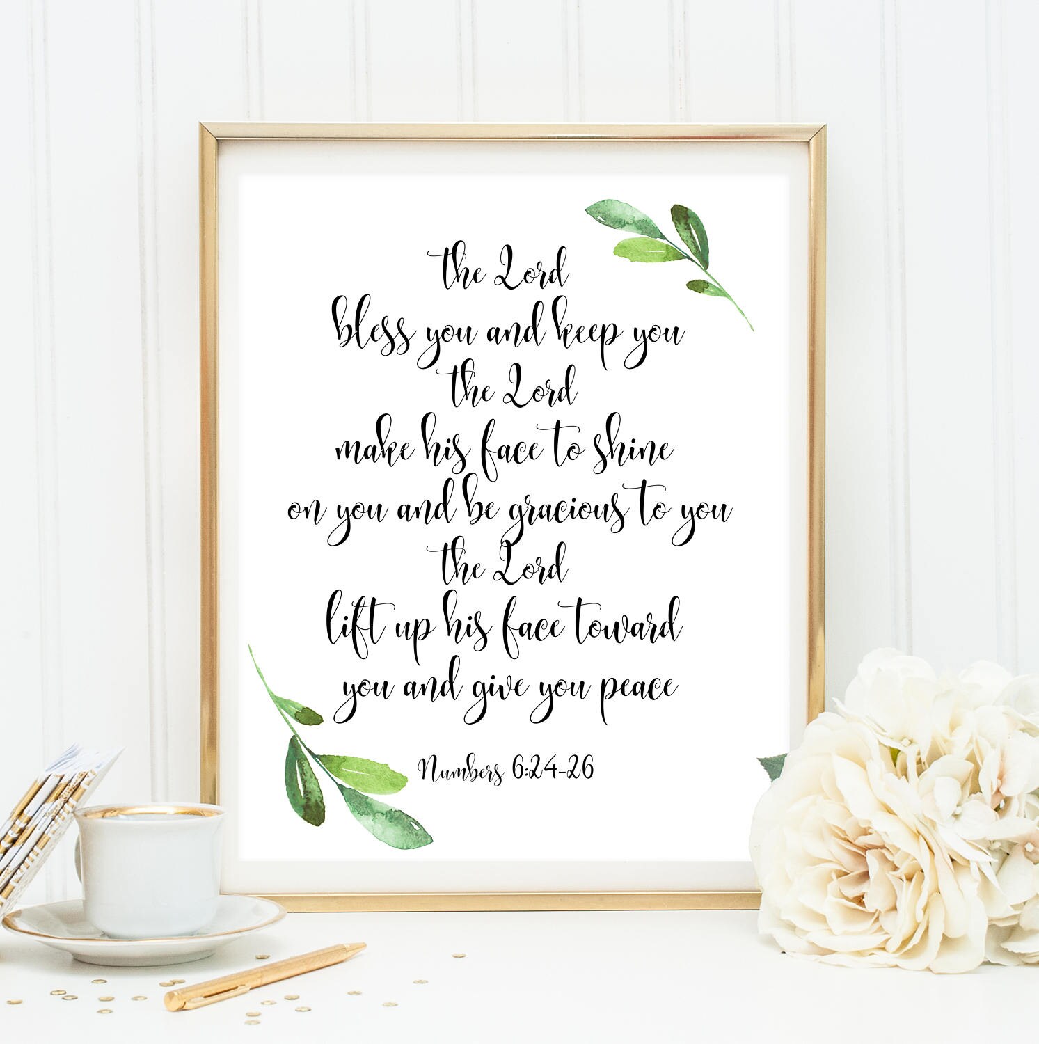 Numbers 6:24-26 bible verse Bible printable Bible print | Etsy