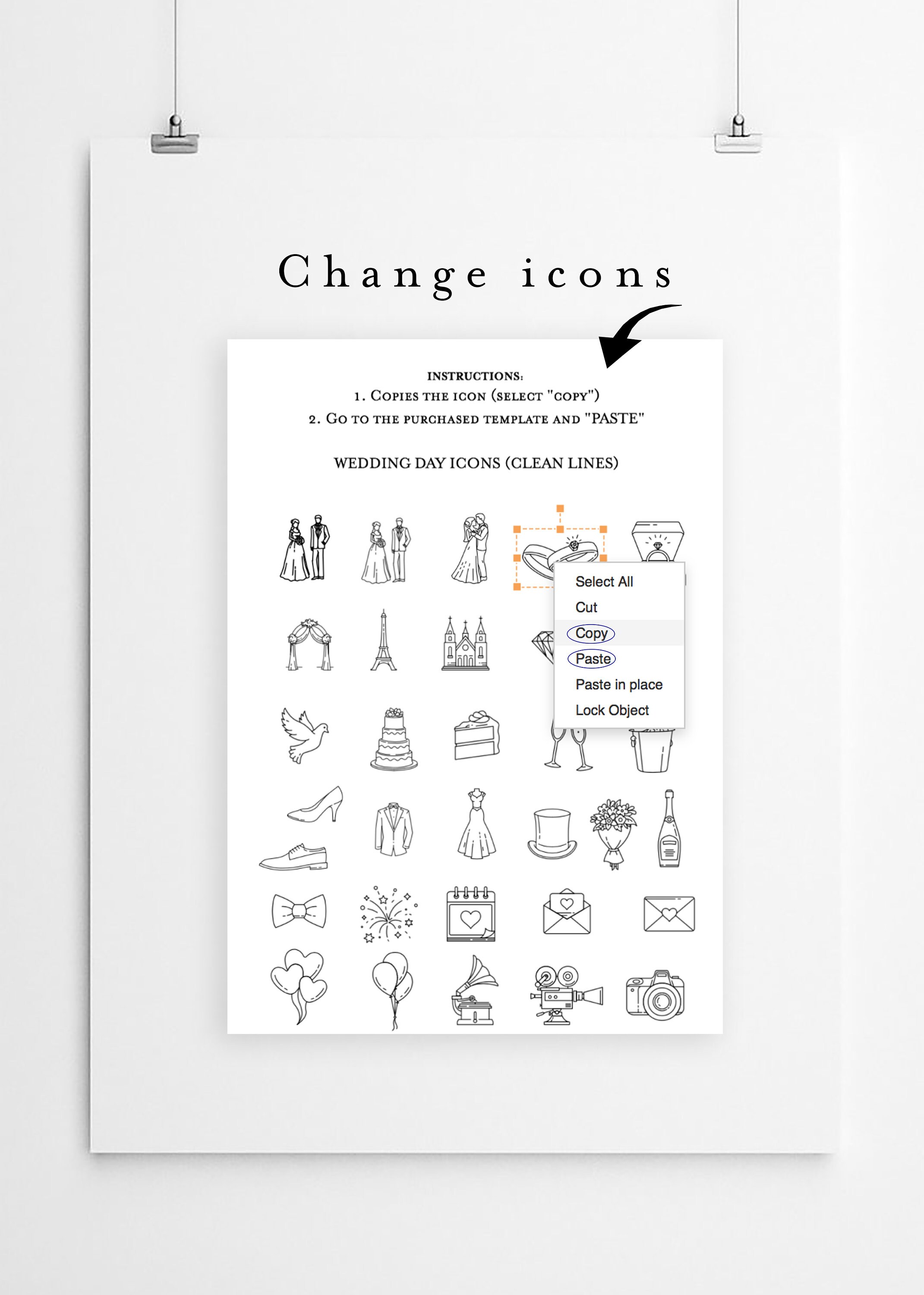 Wedding Timeline & Welcome Letter Template 100% Editable | Etsy