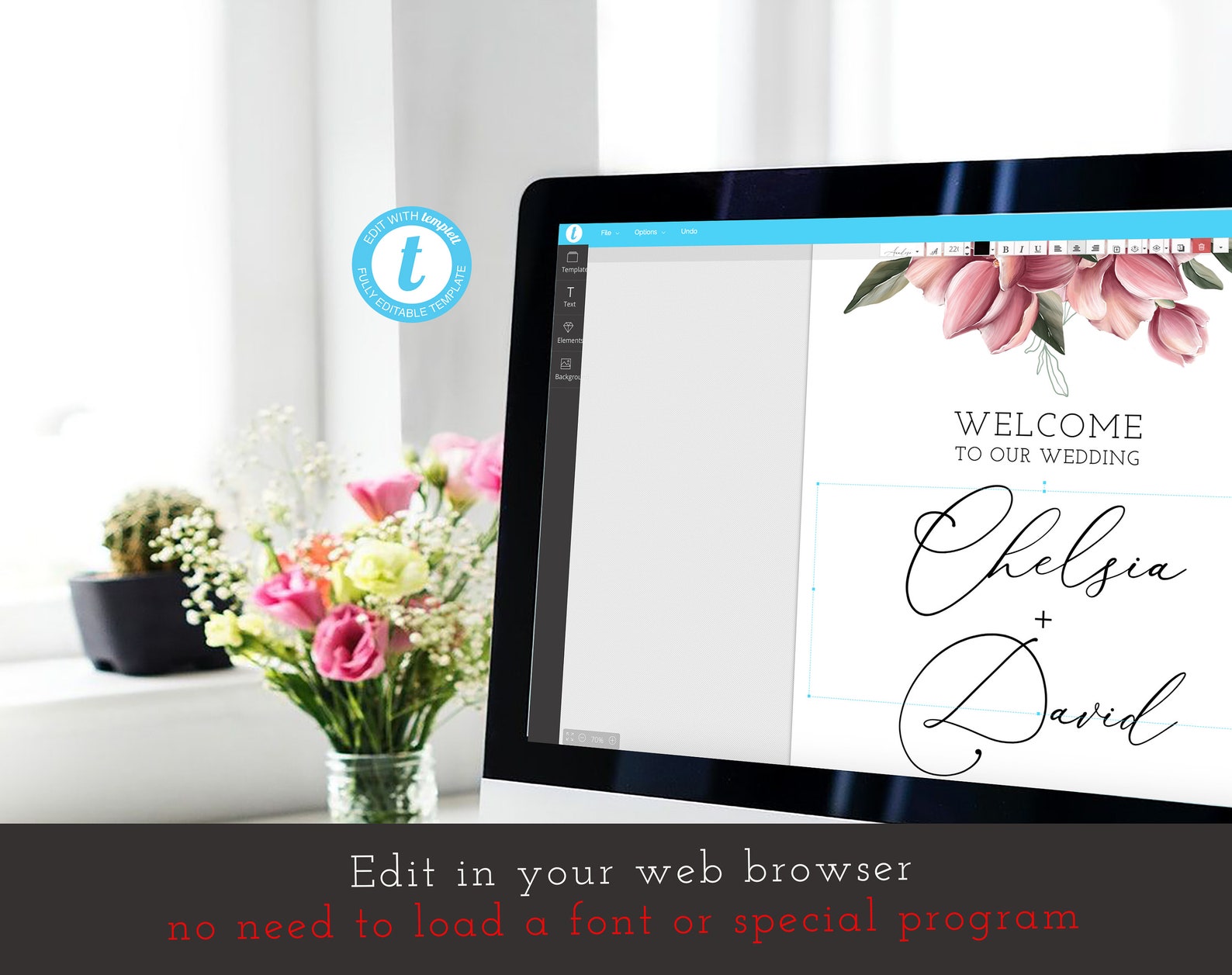 Pink Welcome Signs Template Editable Welcome Signs Poster | Etsy