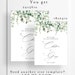 Eucalyptus Signs Template Green Welcome Signs Instant - Etsy