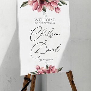 Pink Welcome Signs Template Editable Welcome Signs Poster - Etsy