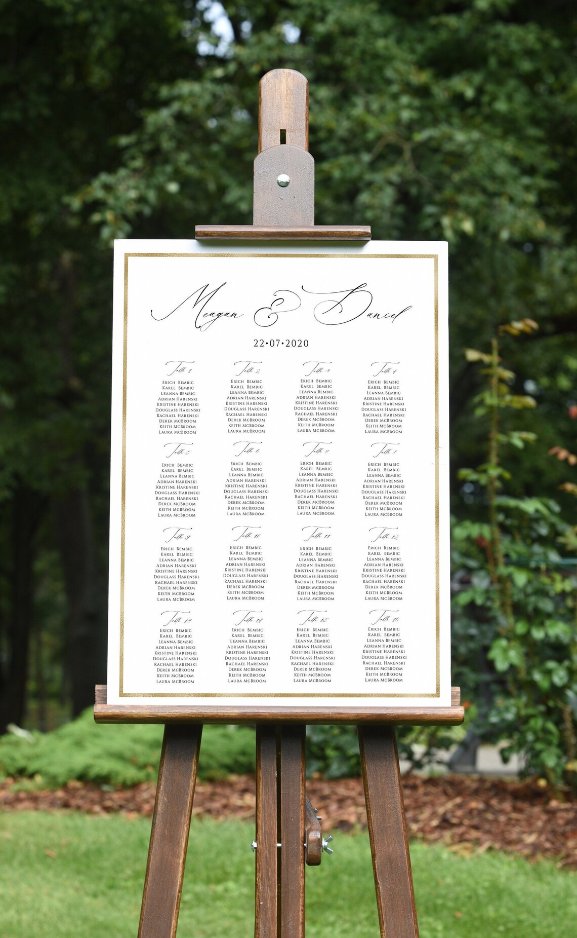 Gold Geometric Seating Chart Seating Chart Printable Seating - Etsy