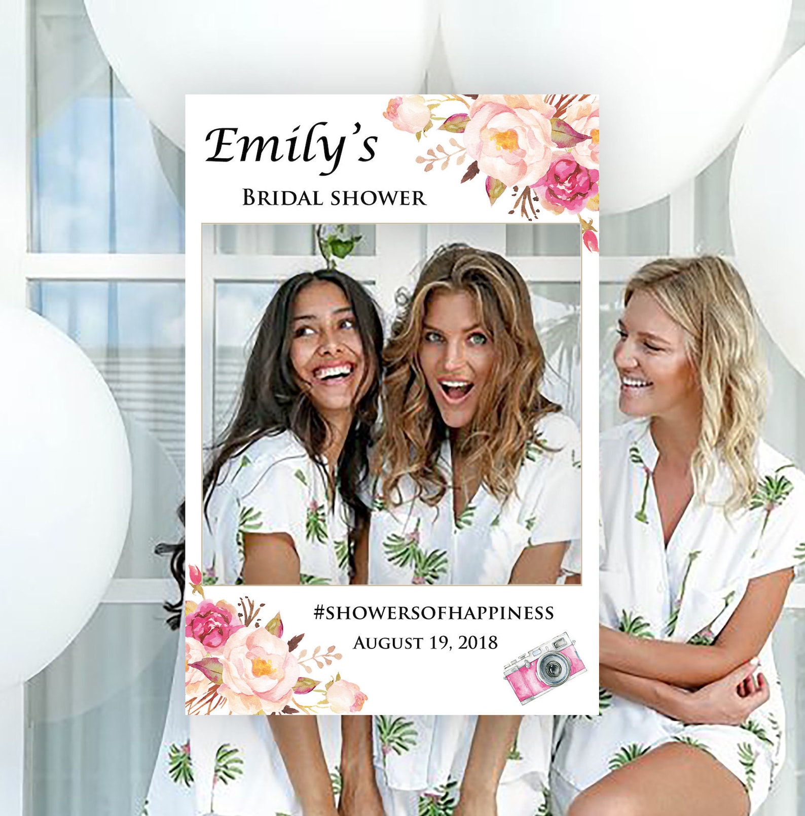 Custom Bridal Shower Photo Booth Frame Bridal Shower Photo - Etsy