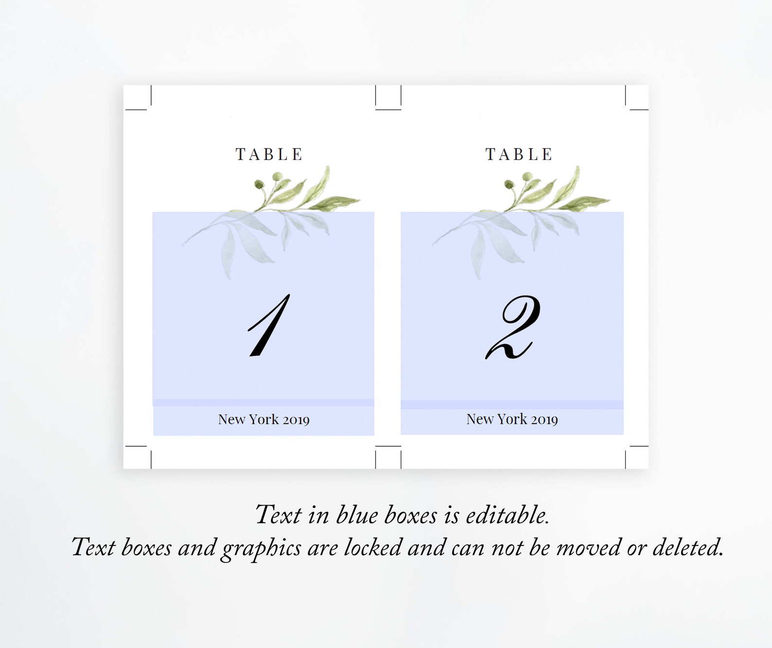 Table Number Template Seating Plan Template Wedding Seating | Etsy