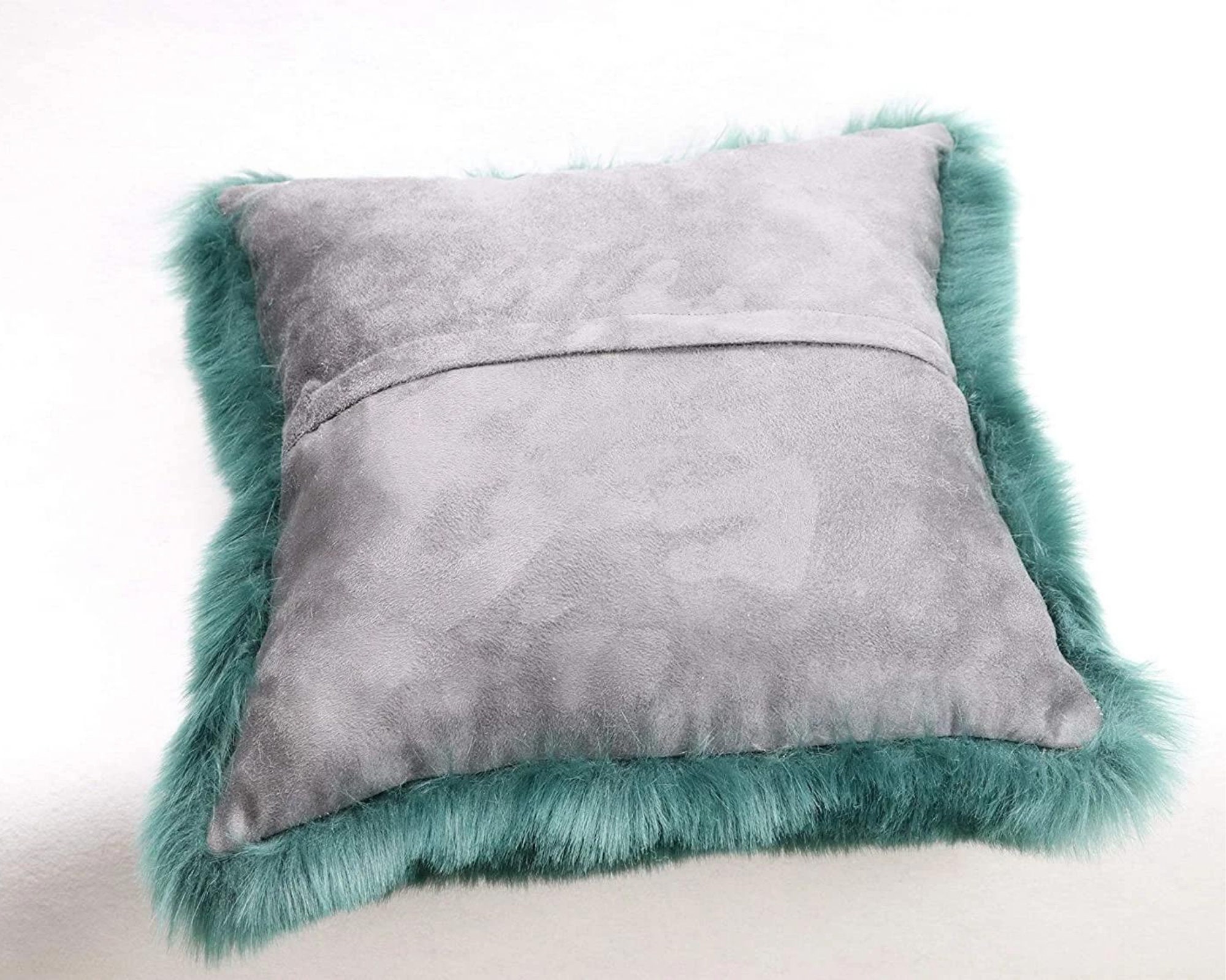 Faux Sheepskin Fur Throw Pillow Case Pack of 2 Fur Cushion - Etsy