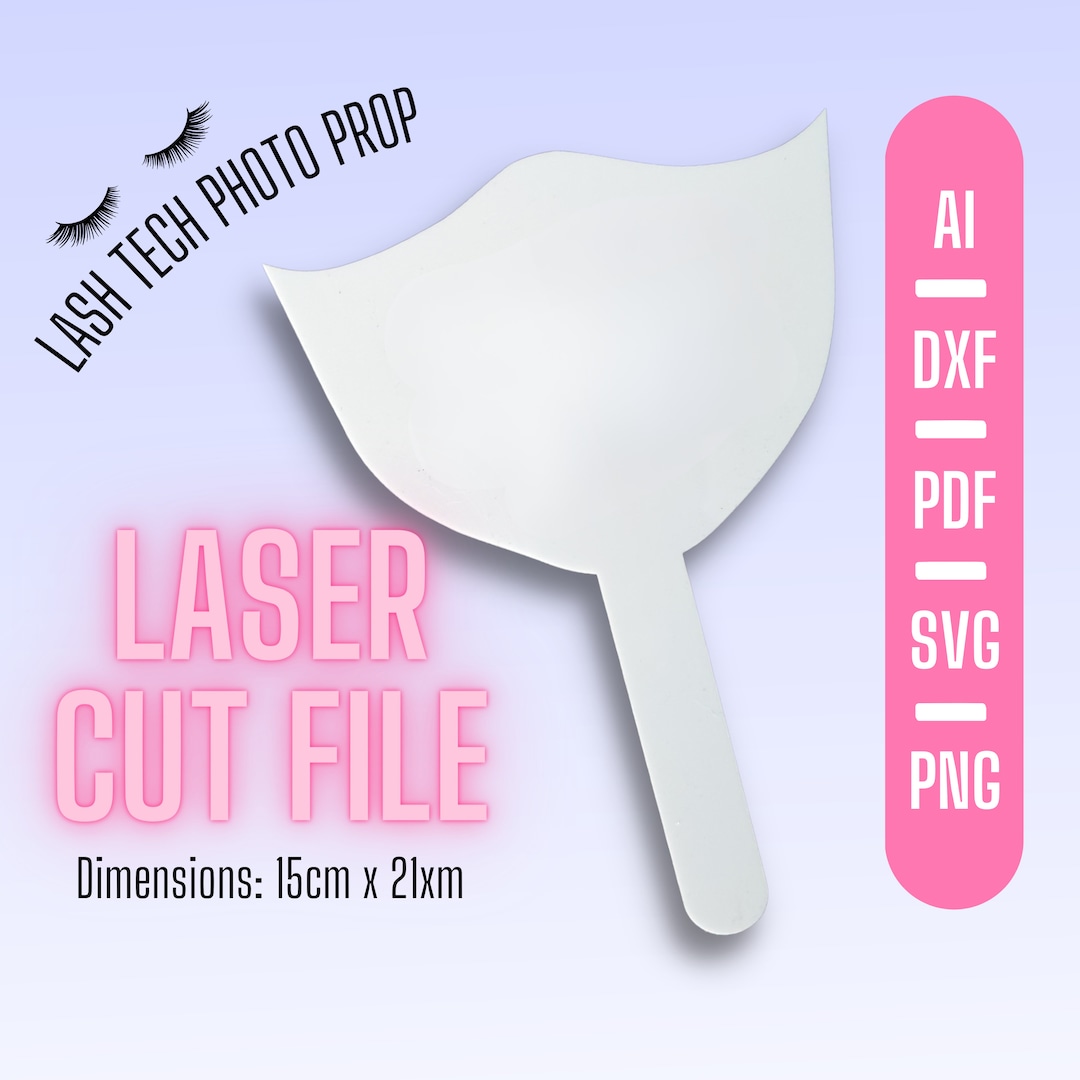 Lash Tech Photo Prop Laser Cut File Beambox Glowforge Lightburn Cricut ...