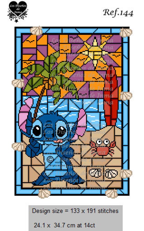 Stained Glass Cross Stitch Pattern PDF - Etsy