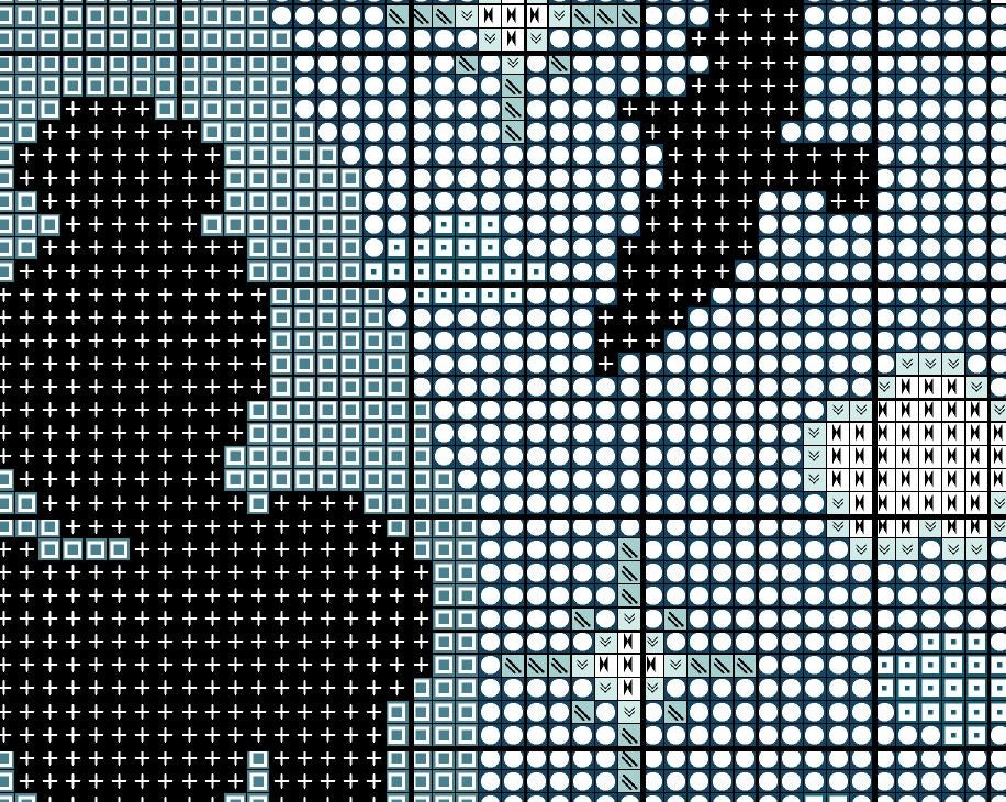 Silhouette Cross Stitch Pattern PDF - Etsy