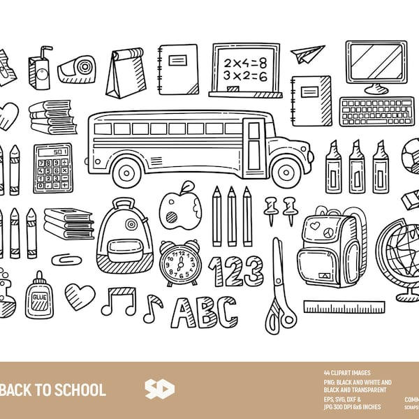 Classroom Clipart - Etsy