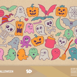 Halloween Clipart Monster Clip Art Pumpkin Clip-art Autumn Sweets ...