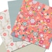 Colorful Blossom Digital Paper Pack, Floral Scrapbook Pages, Flower ...