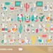 School Llama Clipart, Back to School, Cactus Clip Art, Teacher Alpaca ...