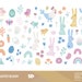 Easter Bloom Clipart, Bunny Clip Art, Boho Floral Clipart, Pastel ...