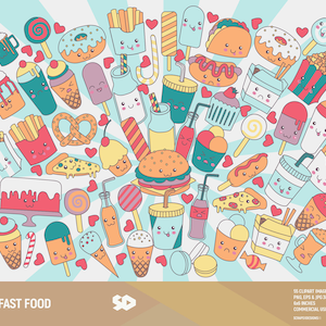 Fast Food Clipart, Food Clipart, Kawaii Clip Art Printables Ice-cream ...