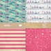 Nautical Digital Scrapbooking Paper Pack, Sea Paper Set, Navy Printable ...