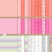 Essential Bright Colors Digital Paper Pack. 100 Papers. Patterns ...