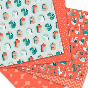 Dinosaurs Digital Paper Pack, Dino Scrapbook Pages, T-rex Raptor ...