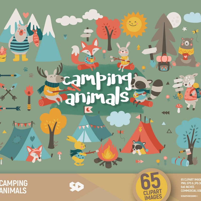 Camper Clip Art - Etsy