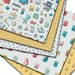 Office Digital Paper. Work Stationery Scrapbooking Pages. Desktop ...