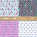 Beach Digital Paper Pack. Summer Scrapbooking Pages, Vacations ...