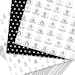 Black and White Christmas Digital Paper, Santa Scrapbook Pages ...